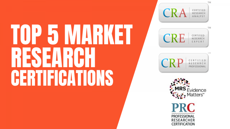 Top 5 Market Research Certifications that are globally recognized